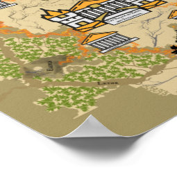 Map of the Underworld Poster | Zazzle