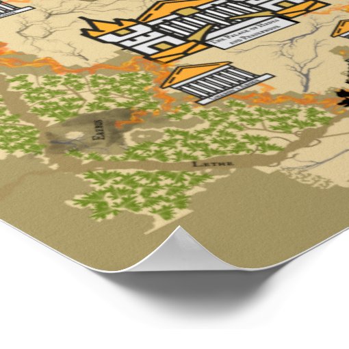 Map of the Underworld Poster | Zazzle