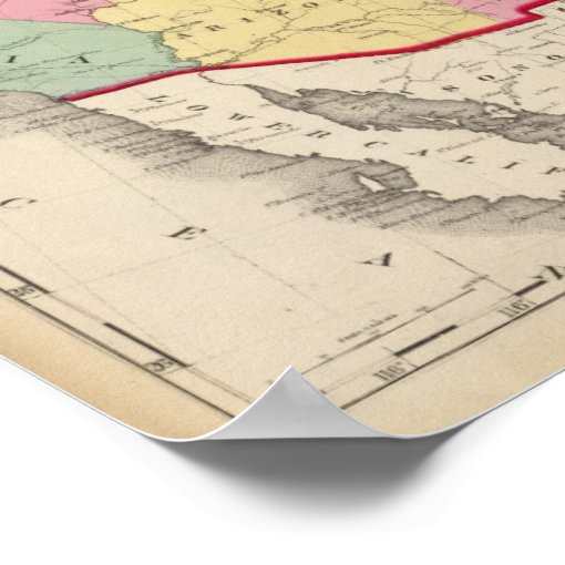 Map of the United States and territories Poster | Zazzle