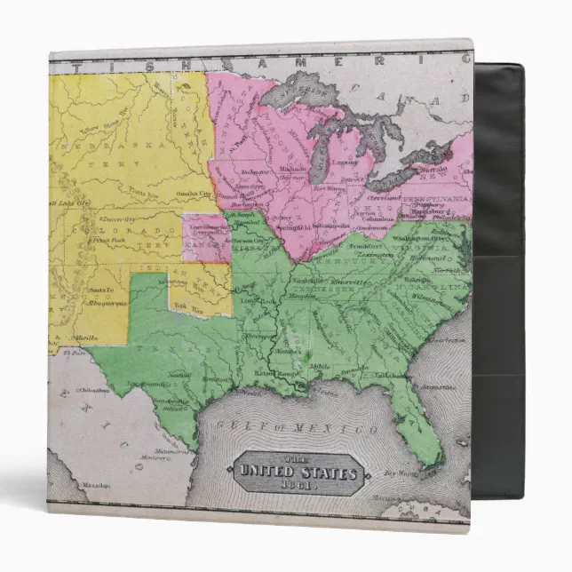 Map of the United States Binder | Zazzle