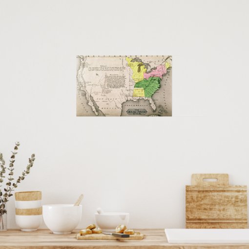 Map of the United States Poster | Zazzle