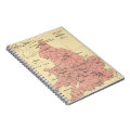 Map of the War of the Roses Notebook | Zazzle