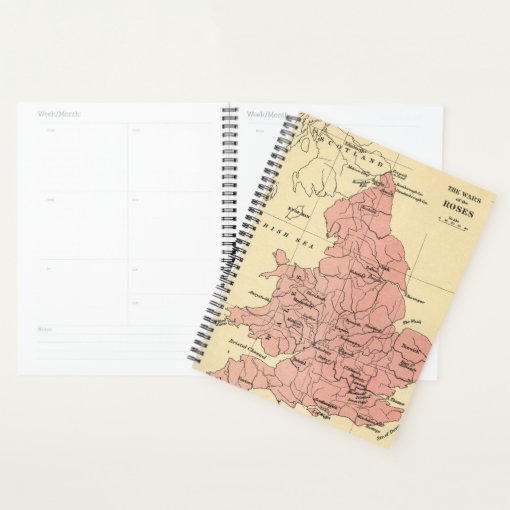 Map of the War of the Roses Planner | Zazzle