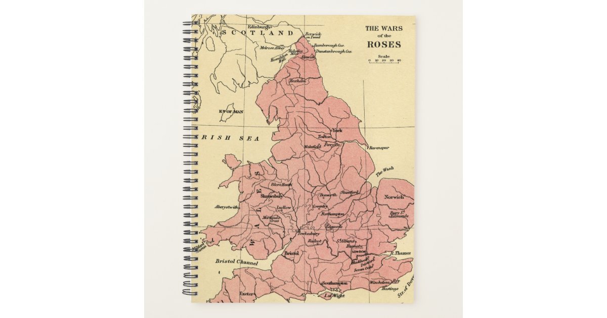 Map of the War of the Roses Planner | Zazzle