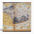 Map of the world, 1486 3 ring binder | Zazzle