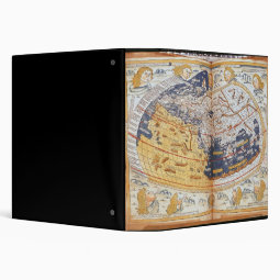 Map of the world, 1486 3 ring binder | Zazzle