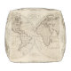 Map of the World 2 Pouf | Zazzle