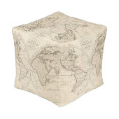 Map of the World 2 Pouf | Zazzle