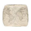 Map of the World 2 Pouf | Zazzle