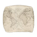 Map of the World 2 Pouf | Zazzle