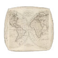 Map of the World 2 Pouf | Zazzle