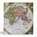 Map of the World 3 Ring Binder | Zazzle