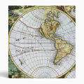 Map of the World 3 Ring Binder | Zazzle