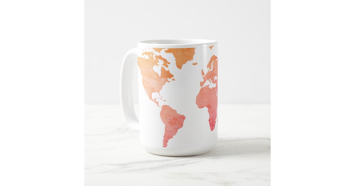 Map of the World Coffee Mug | Zazzle
