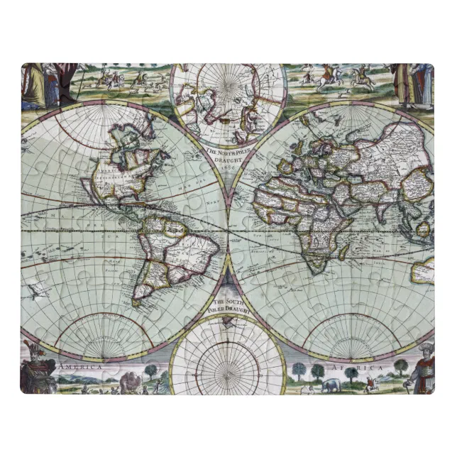 Map of the world jigsaw puzzle | Zazzle