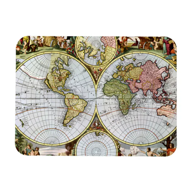 Map of the World Magnet | Zazzle