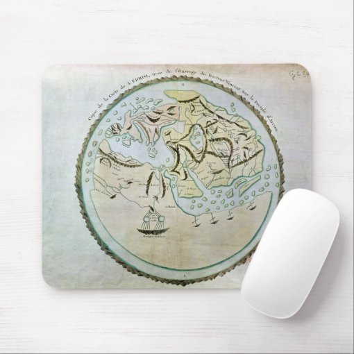 Map of the world mouse pad | Zazzle