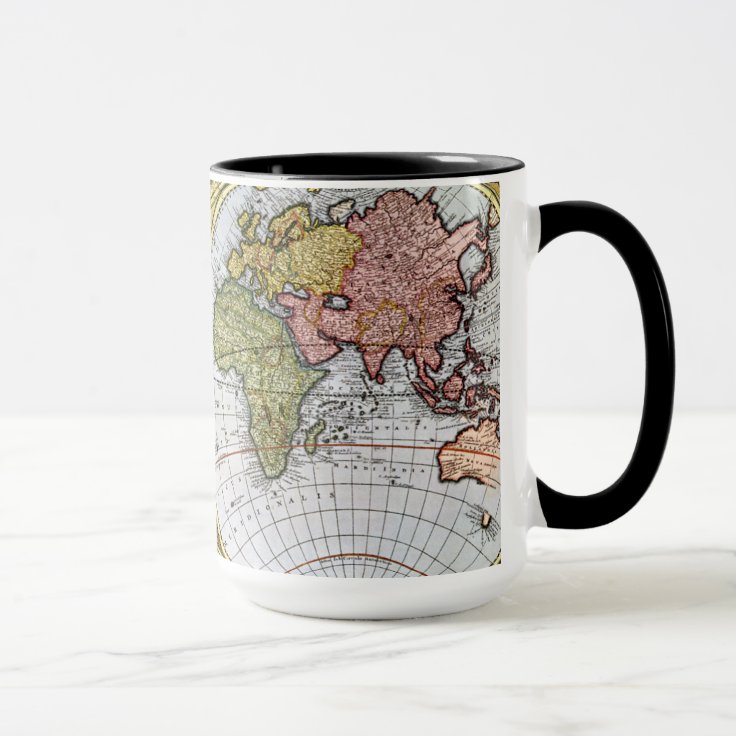 Map of the World Mug | Zazzle