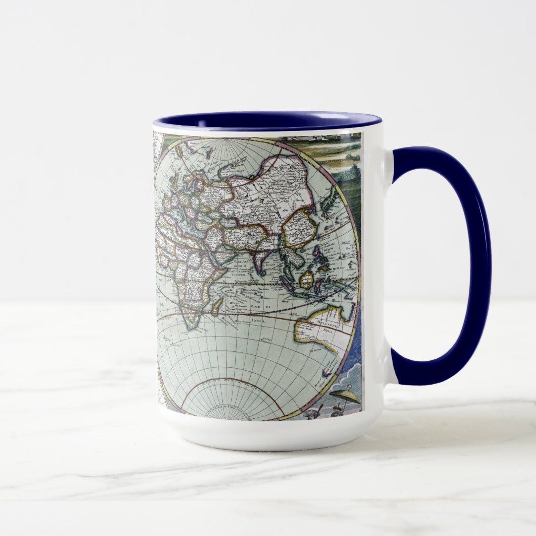 Map of the world mug | Zazzle