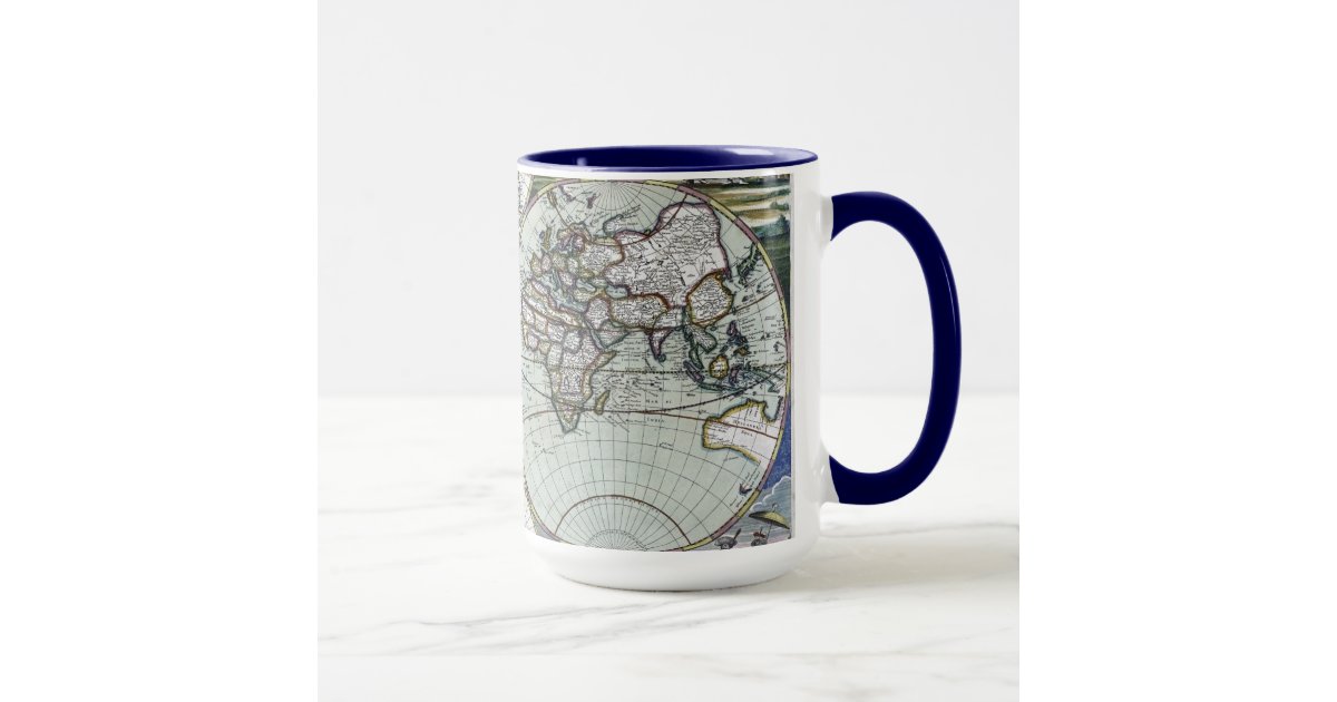 Map of the world mug | Zazzle