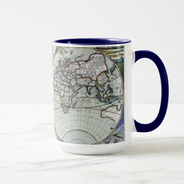 Map of the world mug | Zazzle