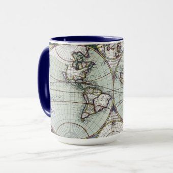 Map of the world mug | Zazzle