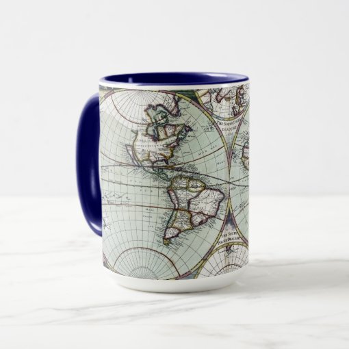 Map of the world mug | Zazzle