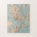 Map of the world on Mercator's projection Jigsaw Puzzle | Zazzle