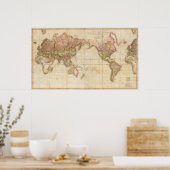 Map of the world poster | Zazzle