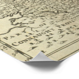 Map of Ulster Poster | Zazzle