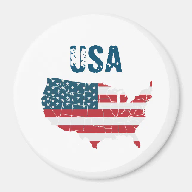 Map of United States Magnet | Zazzle