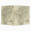 Map of Venango County Oil Regions 3 Ring Binder | Zazzle
