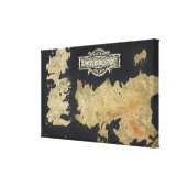 Map of Westeros Canvas Print | Zazzle