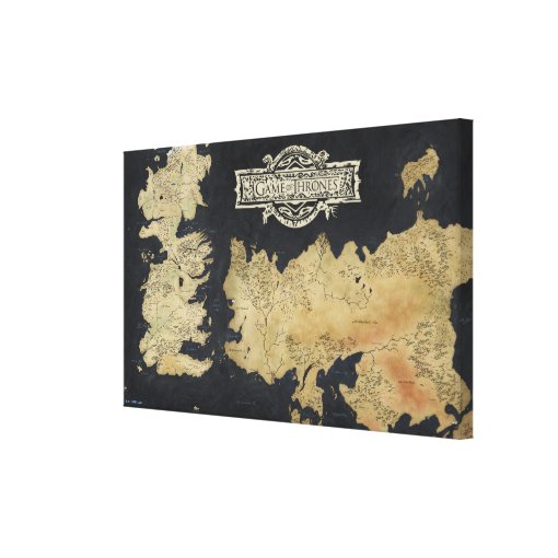 Map of Westeros Canvas Print | Zazzle