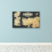 Map of Westeros Canvas Print | Zazzle