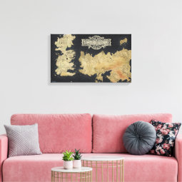 Map of Westeros Canvas Print | Zazzle