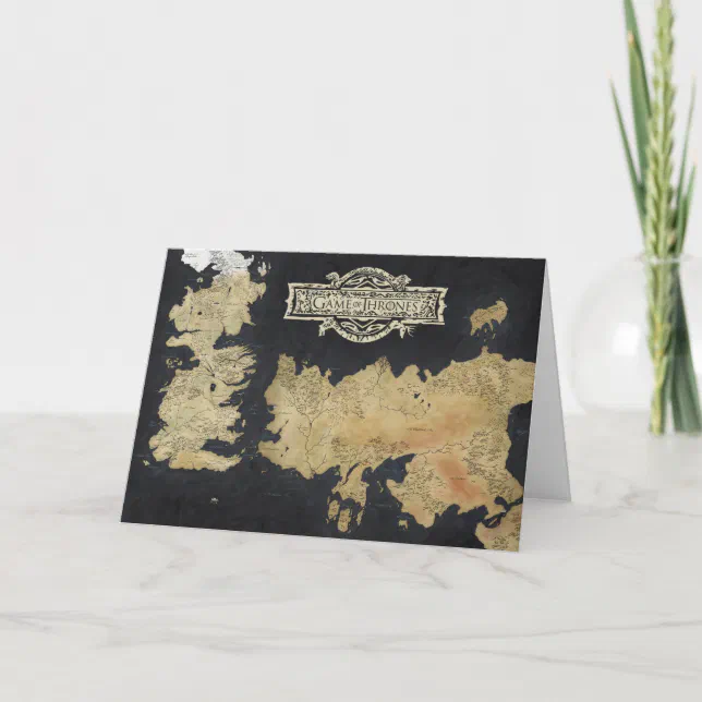 Map of Westeros Card | Zazzle
