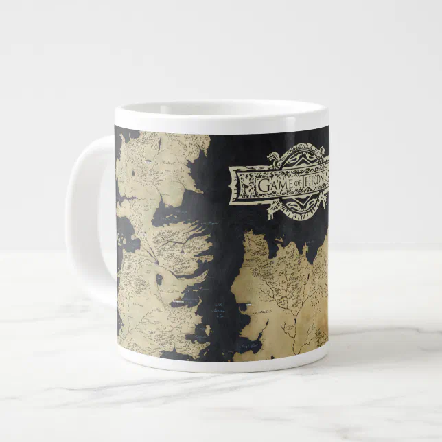 Map of Westeros Giant Coffee Mug | Zazzle
