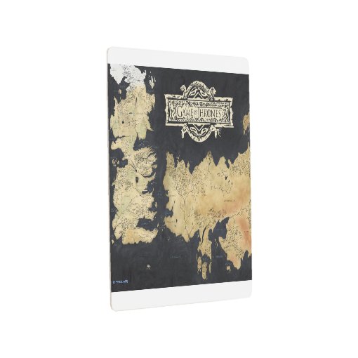 Map of Westeros Metal Print | Zazzle