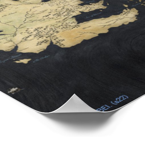 Map of Westeros Poster | Zazzle