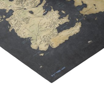 Map of Westeros Tissue Paper | Zazzle