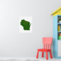 Map of Wisconsin Poster | Zazzle