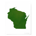 Map of Wisconsin Poster | Zazzle