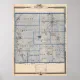 Map of Wright County, State of Iowa Poster | Zazzle