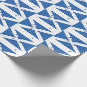 Map Outline SCOTLAND SALTIRE FLAG Wrapping Paper | Zazzle