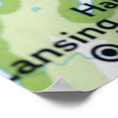 Map pin placed on Toronto, Canada on map, Poster | Zazzle