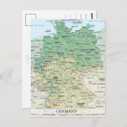 MAP POSTCARDS ♥ Germany 2 | Zazzle