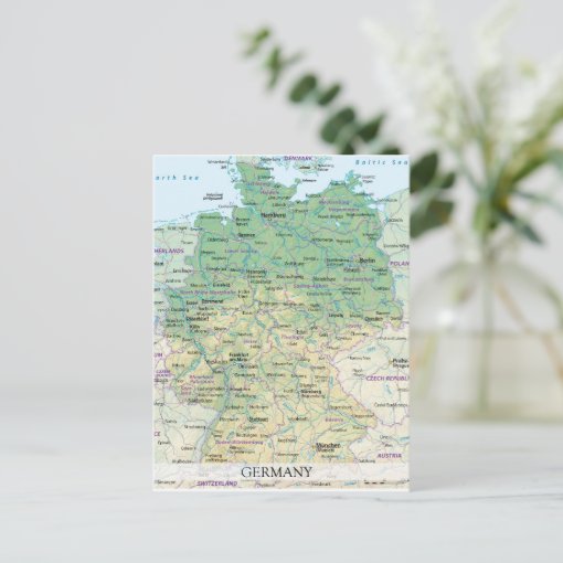 MAP POSTCARDS ♥ Germany 2 | Zazzle