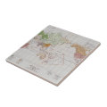 Map showing the Languages of the World Ceramic Tile | Zazzle
