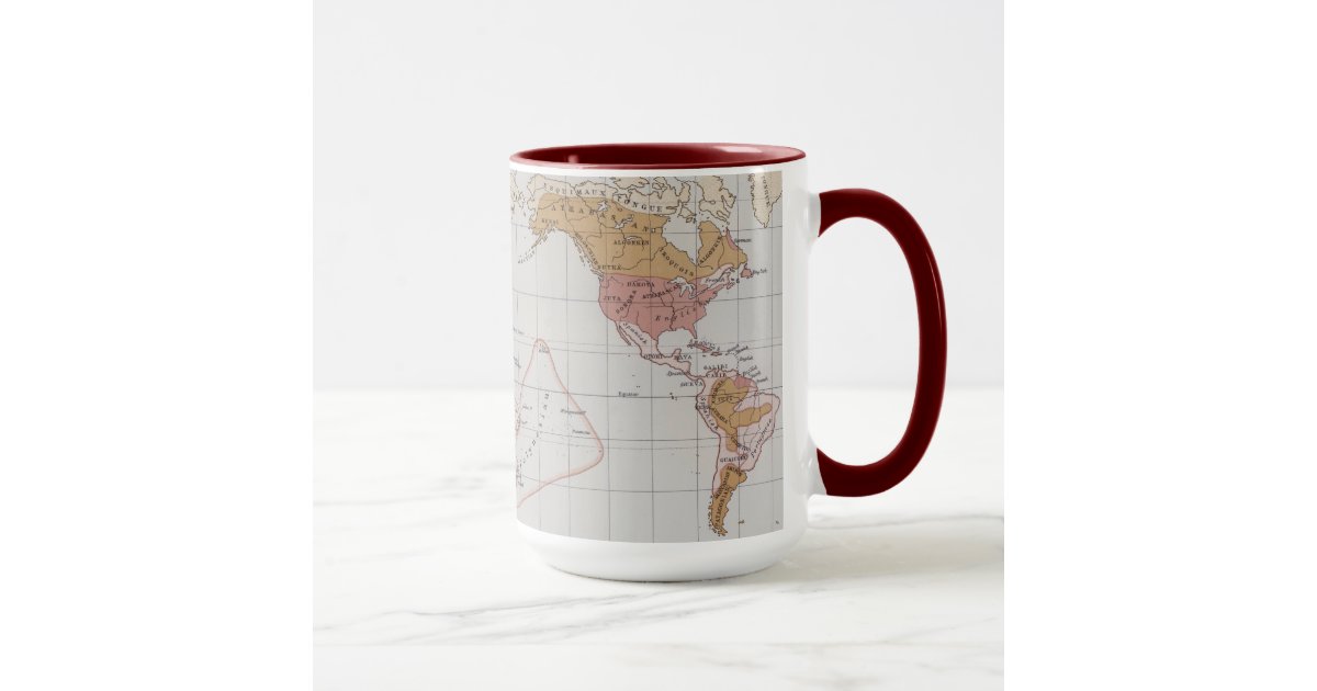Map showing the Languages of the World Mug | Zazzle